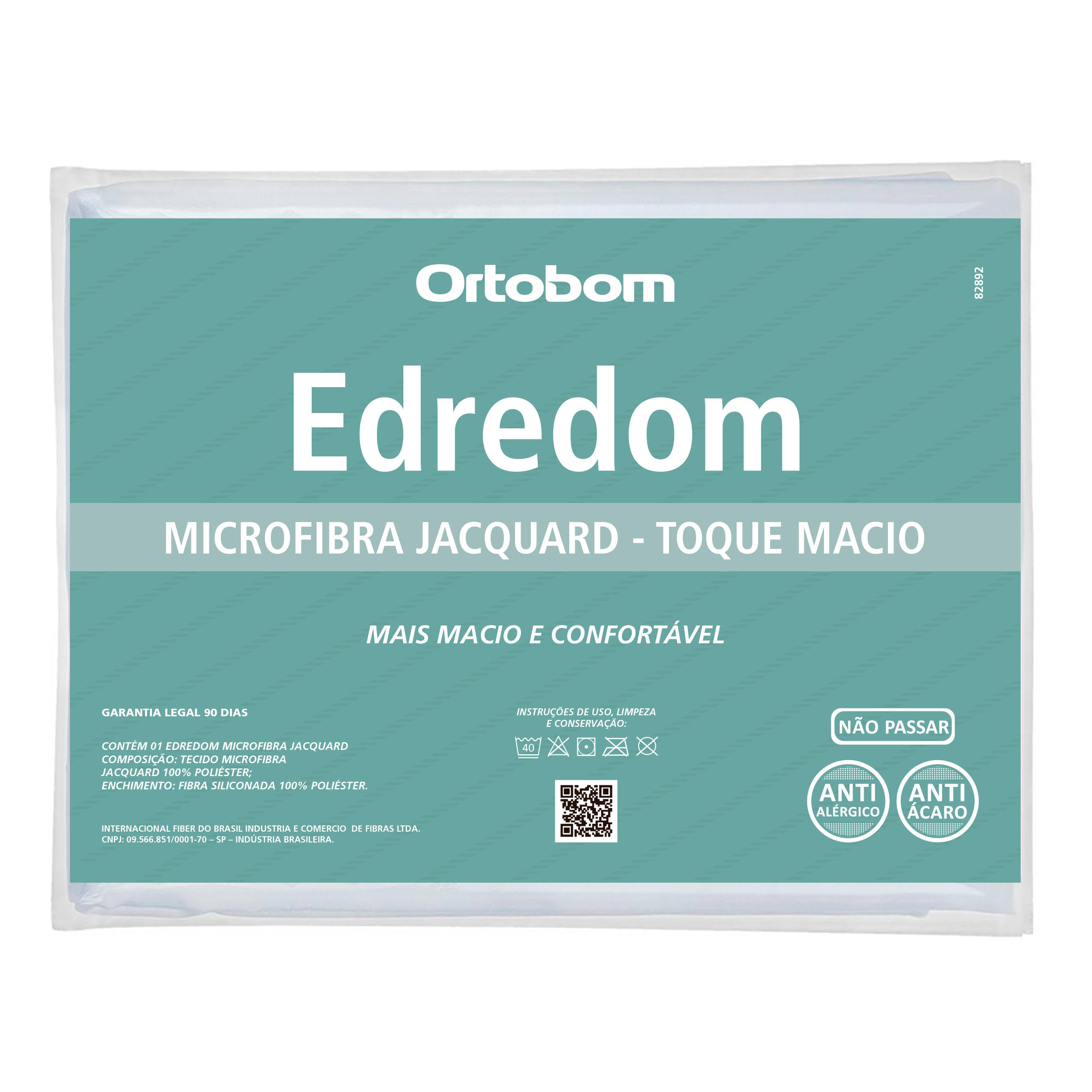 Edredom Microfibra Casal - Ortobom